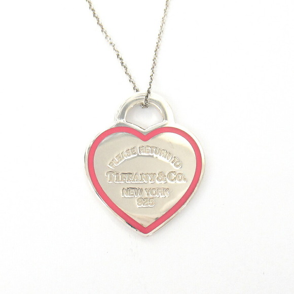 Tiffany & Co. | Jewelry | Tiffany Return To Heart Tag Necklace Silver ...